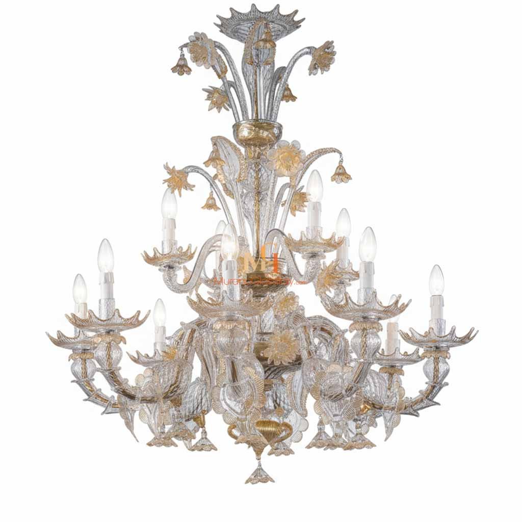 Murano Leaf Chandelier - Shop Online | OFFICIAL MURANO STORE