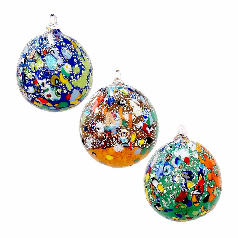 Boule de Noel en Verre Artisanale | Boutique en Ligne Murano